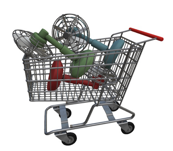 Second Life Marketplace - BackBone Shopping Carts - Heatwave